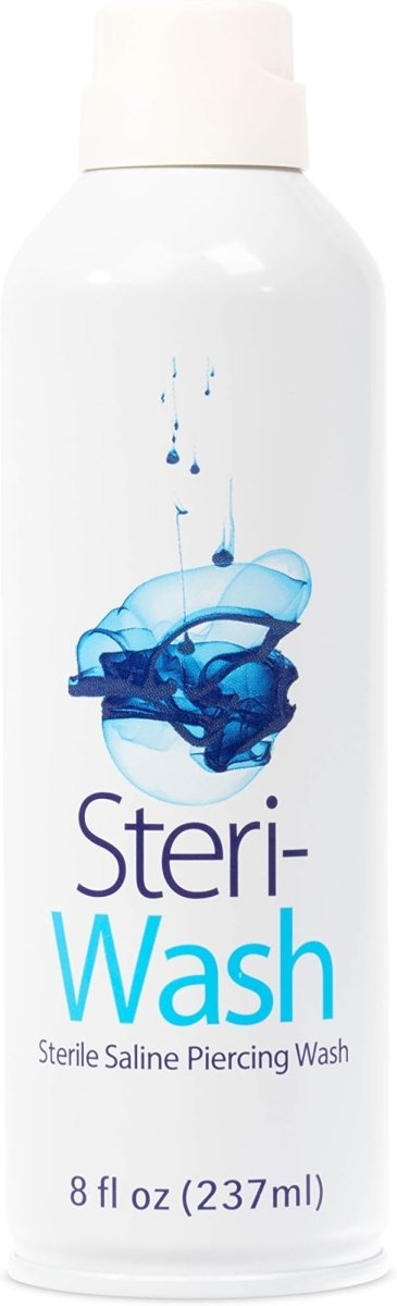 Steri-Wash© A trusted Sterile Saline Spray for healing piercings 8oz